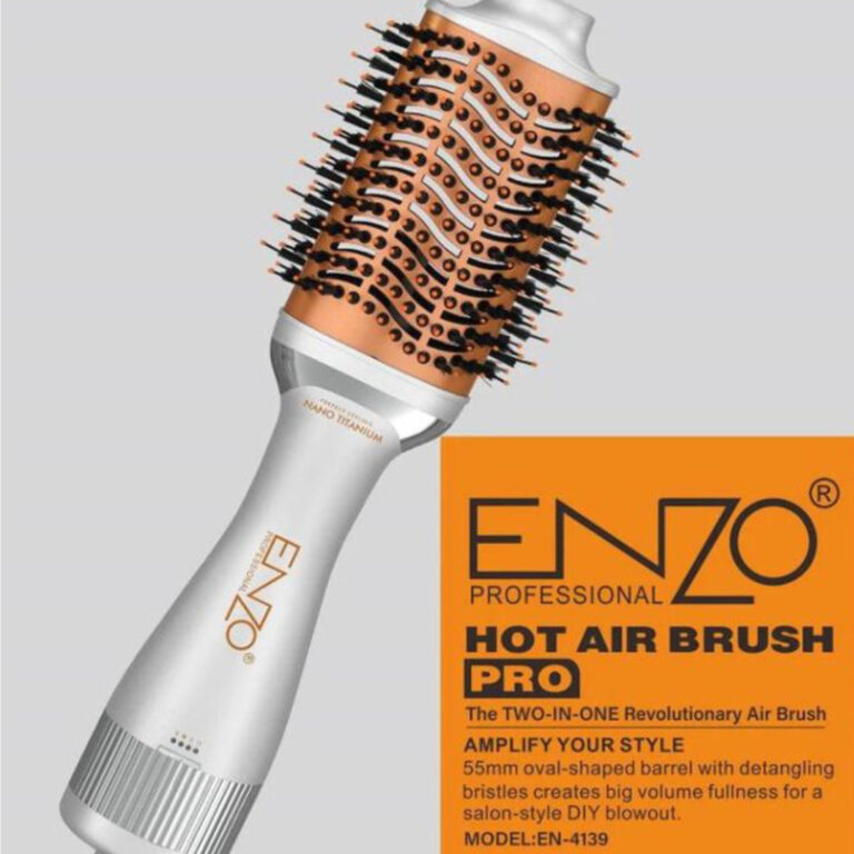ENZO Brosse Chauffante One Step Nano Titanium 1500W EN-4139 - Maroc Prix